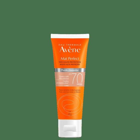 Protetor Solar Avène Mat Perfect Fluido Clareador FPS 70 40g - Protetor ...