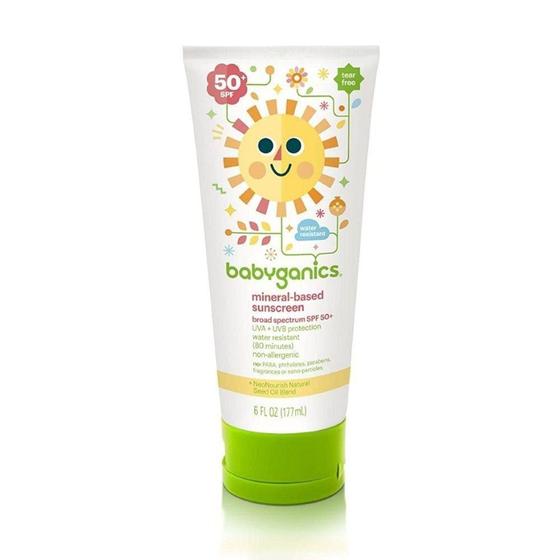 Protetor solar baby fator spf 50+ - loção - babyganics 177ml - Protetor ...