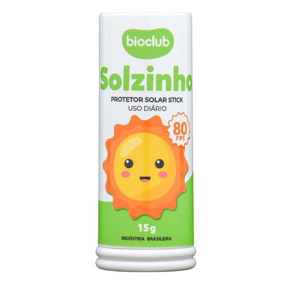 Protetor Solar Bastão Infantil Fps 80 Proteção Uva E Uvb 15g - Bioclub ...