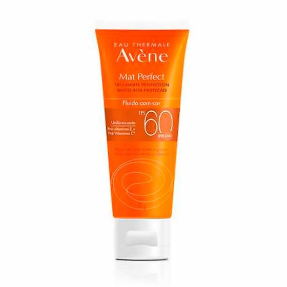 Protetor Solar com Cor Avène Mat Perfect Fluído FPS60 40g - Avene ...