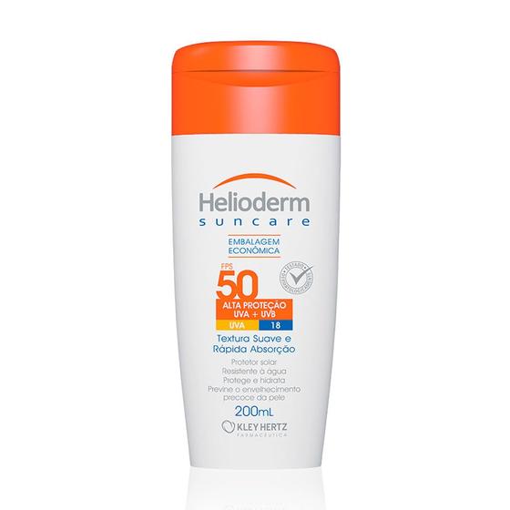 Protetor Solar Corporal Helioderm Suncare FPS 50 200ml - Protetor Solar ...
