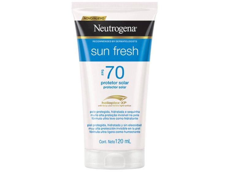 Protetor Solar Corporal Neutrogena FPS 70 - Sun Fresh 120ml - Protetor ...