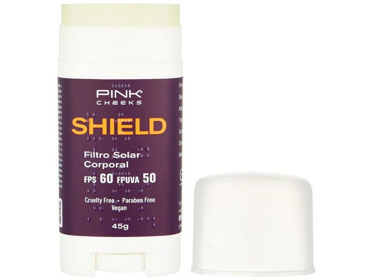 Protetor Solar Corporal Pink Cheeks Shield FPS 60 - 45g - Protetor ...