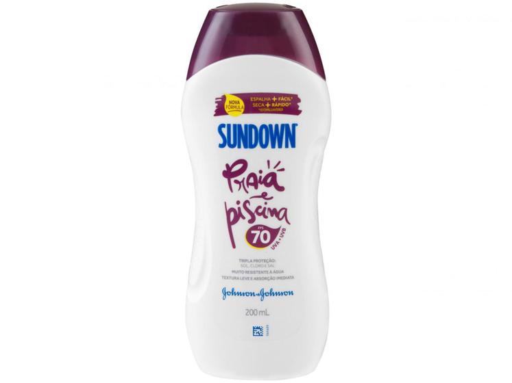 Protetor Solar Corporal Sundown FPS 70 - Todo dia Praia e Piscina 200ml ...