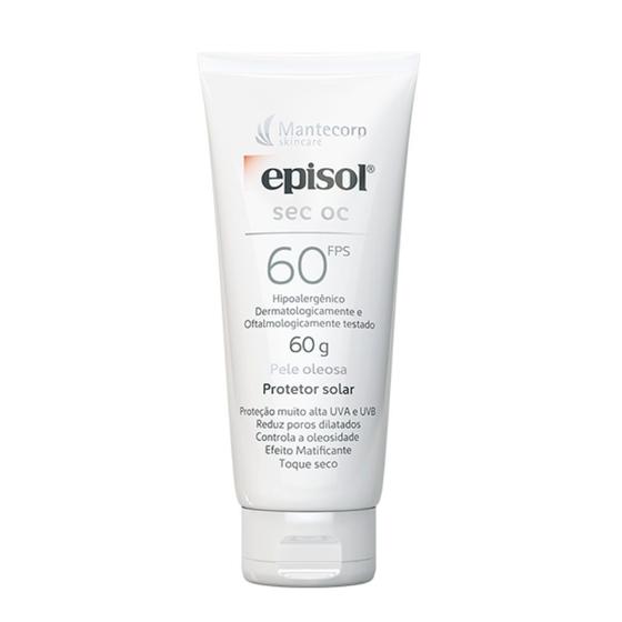 Protetor Solar Episol Sec OC FPS 60 60g - Protetor Solar - Magazine Luiza
