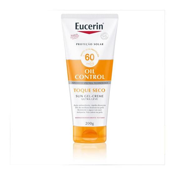 Protetor Solar Eucerin Corpo Oil Control FPS60 200ml - Protetor Solar ...