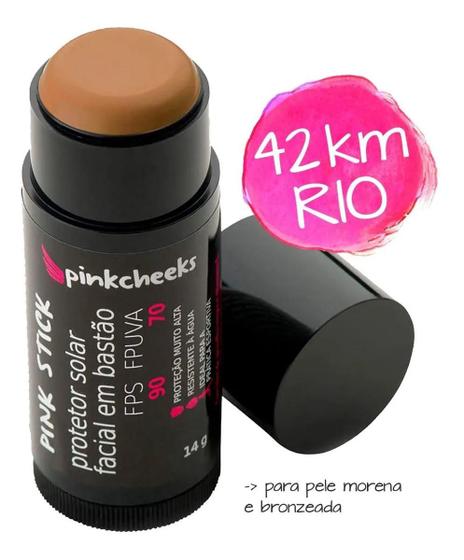 Protetor Solar Facial Esportivo Bastão Pinkcheeks Pink Stick - Pink ...