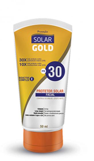 Protetor solar facial fator 30 50ml - SOLAR GOLD - Protetor Solar ...