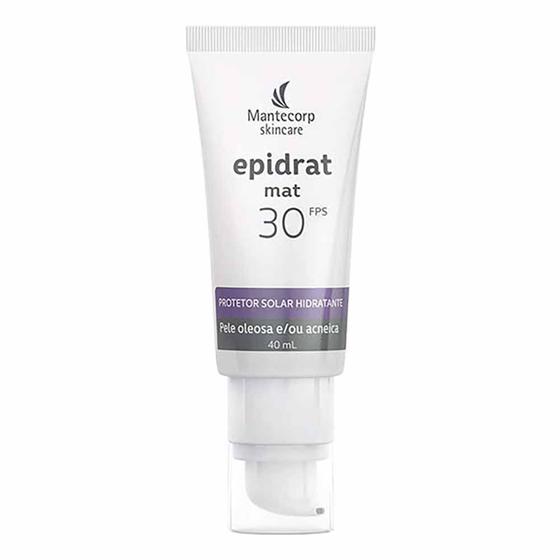 Protetor Solar Facial Hidratante Mantecorp Skincare Epidrat Mat FPS30 ...