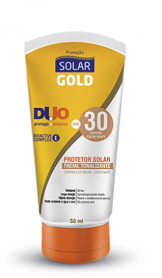 Protetor solar facial tonalizante com repelente fator 30 - SOLAR GOLD ...