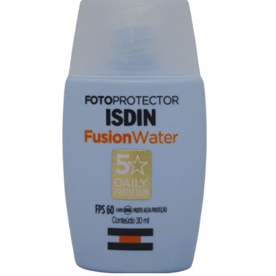 Protetor Solar Fotoprotector Fusion Water Fps 60 Isdin 30ml - Protetor Solar Dermocosmético ...
