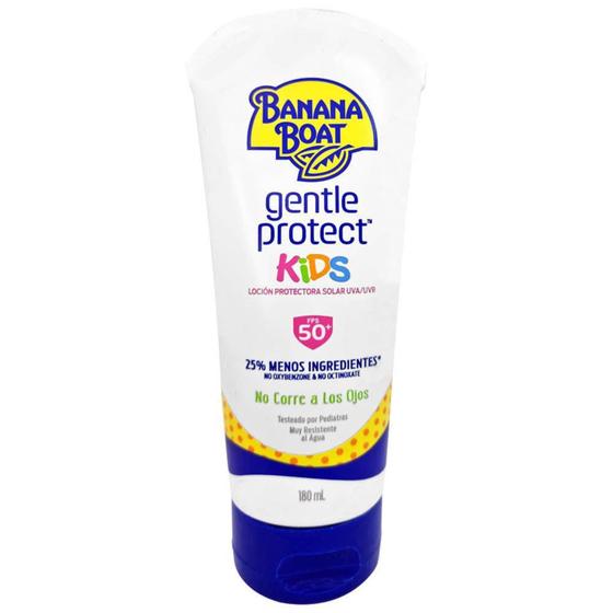 Protetor Solar FPS 50 Gentle Protect Kids 180ml Banana Boat - Protetor ...