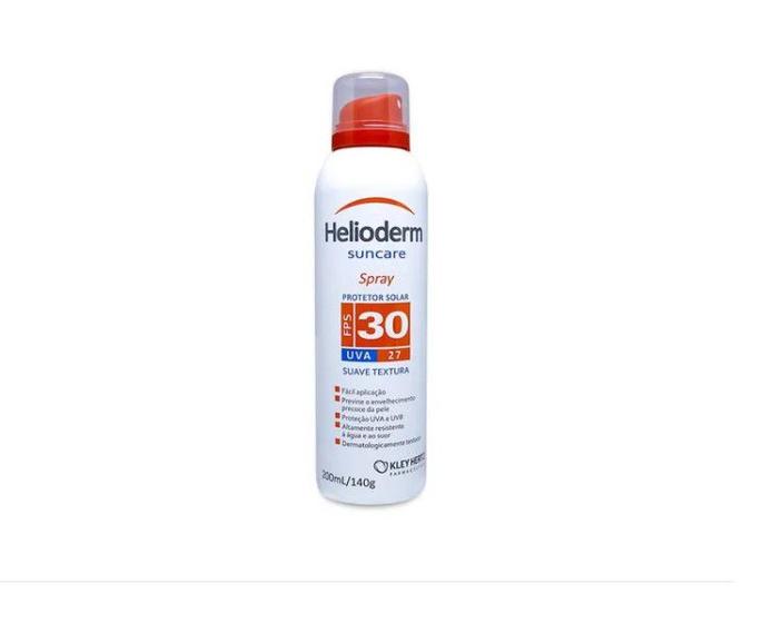Protetor Solar Helioderm Suncare Fps 30 Spray 200ml - Hertz - Protetor ...