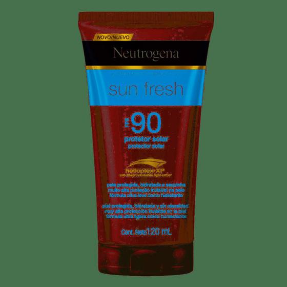 Protetor Solar Neutrogena FPS90 Sun Fresh 120ml - Protetor Solar ...