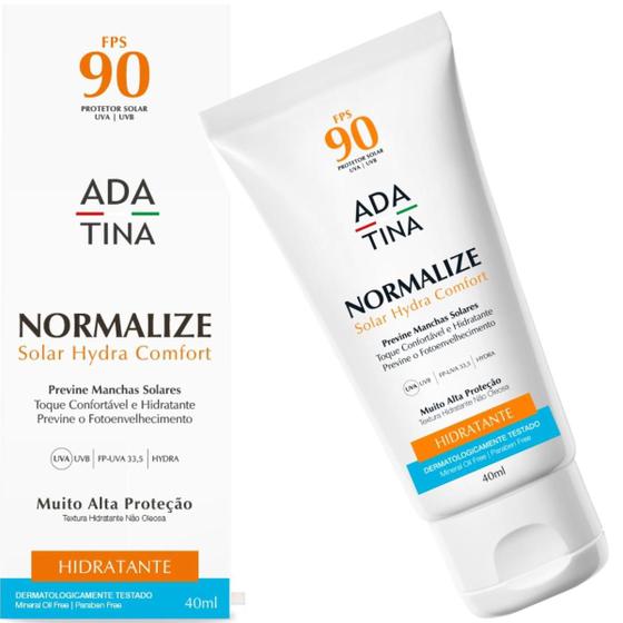 Protetor Solar Normalize Hydra Comfort FPS 90 Ada Tina 40ml - Protetor ...