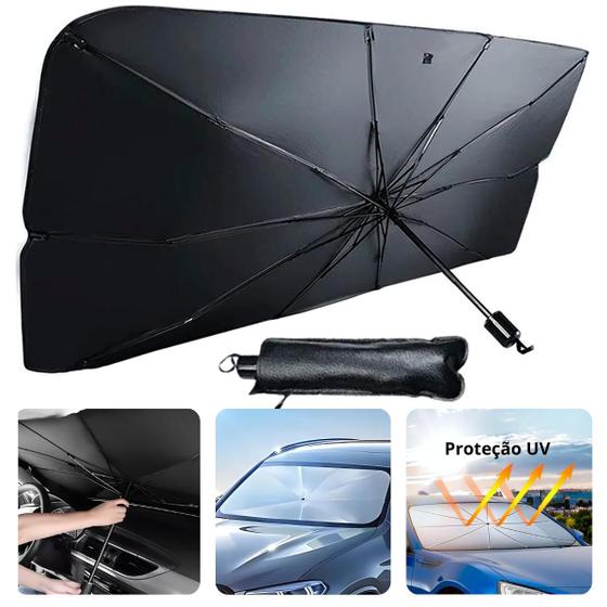 Protetor Solar Sol Parabrisa Carro Painel Quebra Tapa Guarda - Tomate ...