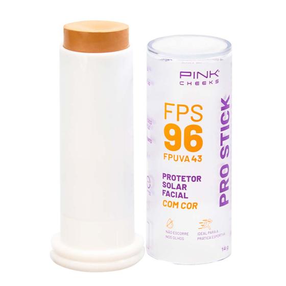 Protetor Solar Stick Multifuncional com Cor Pink Cheeks Pro Stick ...