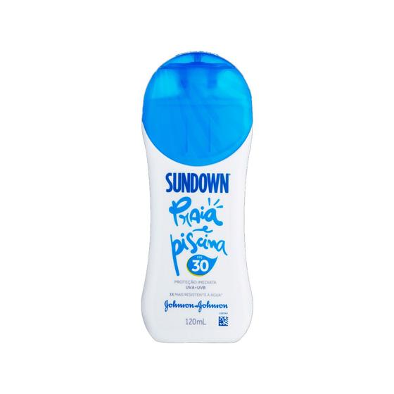 Protetor Solar Sundown Praia e Piscina FPS30 - 120ml - Protetor Solar ...