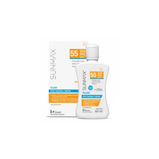 Protetor Solar Sunmax Fluid Fps55 Com 60G - Protetor Solar ...