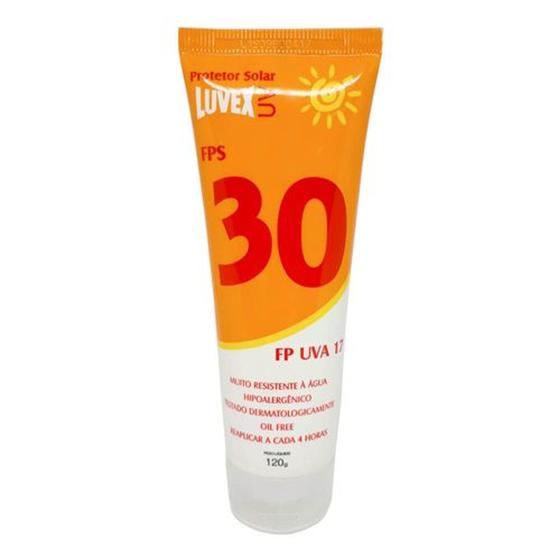 Protetor Solar UV FPS 30 120G - Luvex - Protetor Solar - Magazine Luiza