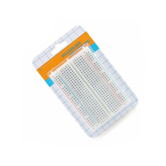 Protoboard 400 pontos - Solderless Breadboard - Protoboard - Magazine Luiza