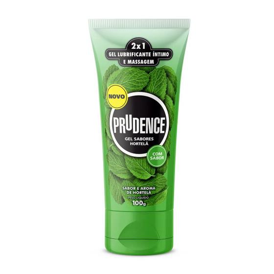 Prudence Gel 2x1 Lubrificante E Massagem Sabor Hortelã 100g ...