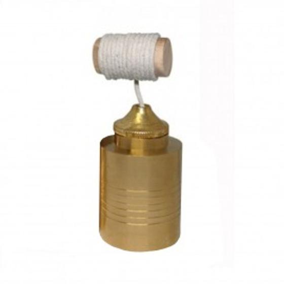 Prumo Para Pedreiro Latão Maciço Leve N6 350g Profissional 11951 ...