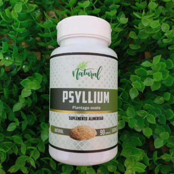 Psyllium fibra em cápsulas 90 cápsulas 500 mg Natural - No Magalu ...