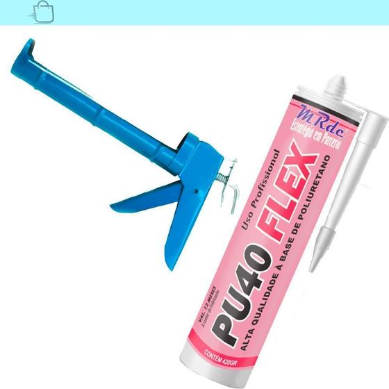 Pu 40 Flex Adesivo Silicone Veda Calha Preto Com Aplicador - SÓPRODUTO ...