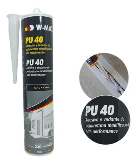 Pu Construção Adesivo Cola Vedação 400 Gramas Wurth - Silicone para ...
