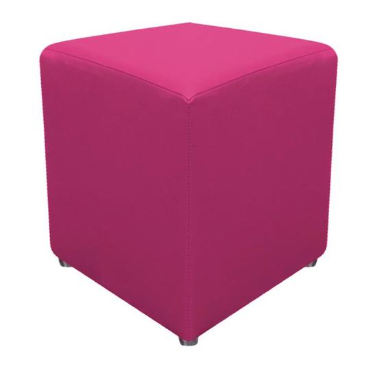 Puf Decorativo Pufe Puff Dado Lian Quadrado Suede Pink para Recepção ...