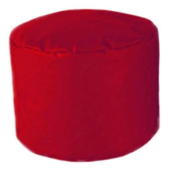 Pufe de Couro Redondo 30x20 Puff C Enchimento - REDESUL - Puffs ...