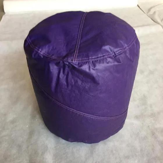 Pufe de Couro Redondo 40x20 Puff C Enchimento - REDESUL - Puffs ...