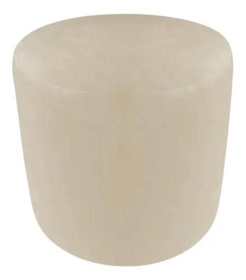 Pufe de Couro Redondo 40x20 Puff C Enchimento - REDESUL - Puffs ...