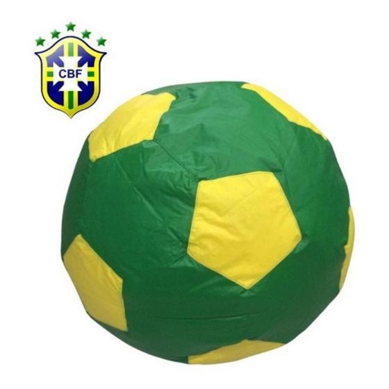Pufe Puff Grande Bola De Futebol Brasil Copa Do Mundo Cheio - RCAPuffs ...