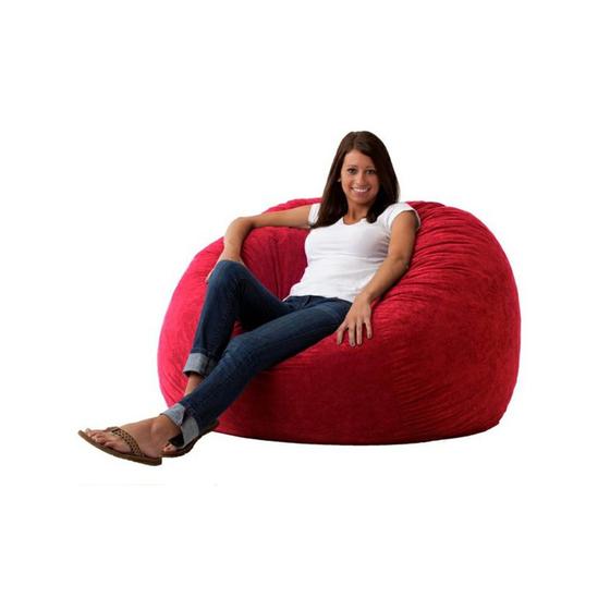 Pufe Suede Almofadao Nuvem Redondo 140x20 Puff C Enchimento - REDESUL ...