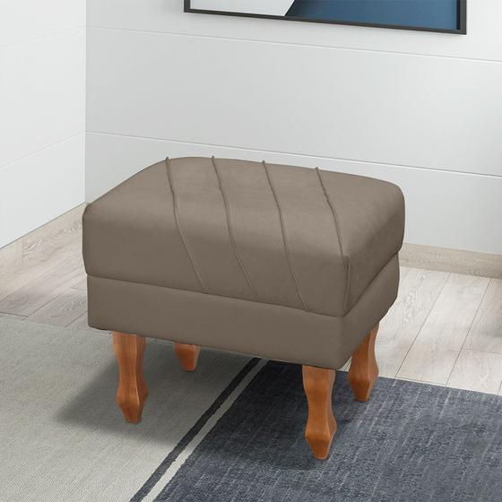 Puff Banco Banquinho Retro Pequeno Quadrado Decorativo Para Sala Quarto ...