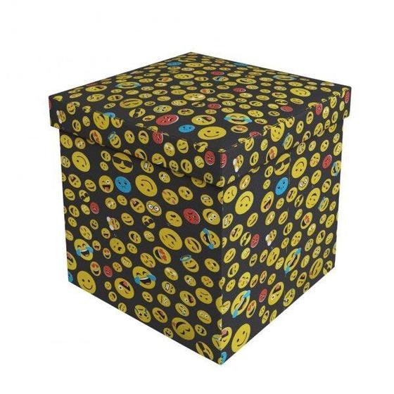 Puff Baú Desmontável Emoji 41cmx40cmx40cm Puff Prime - Puffs - Magazine ...