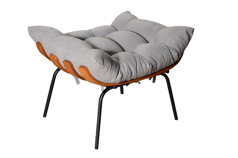 Puff Costela De Adão Pés De Ferro - Zurc Decor - Puffs - Magazine Luiza