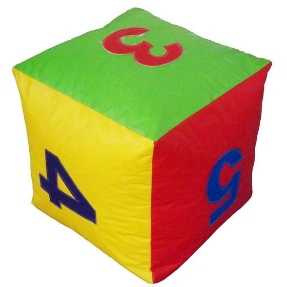 Puff Dado Numérico Gigante - Brink Sul - Puff Gigante - Magazine Luiza