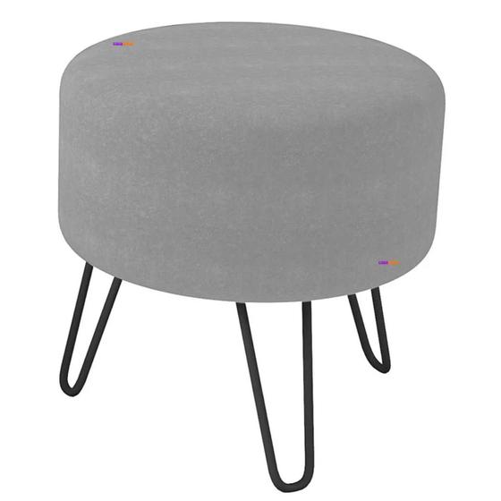 Puff Decorativo Smart Pés Ferro - Perfan Móveis - Puffs - Magazine Luiza