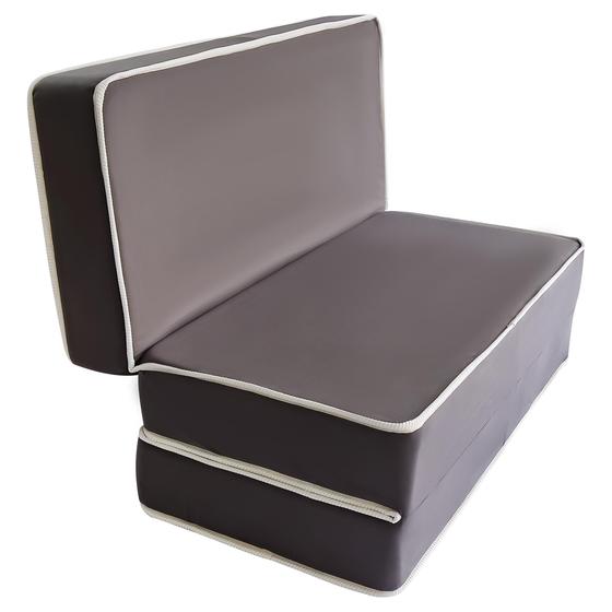 Puff Dobrável Casal 126cm x 1,83mt x 5cm de Altura de Abrir - Kenko ...