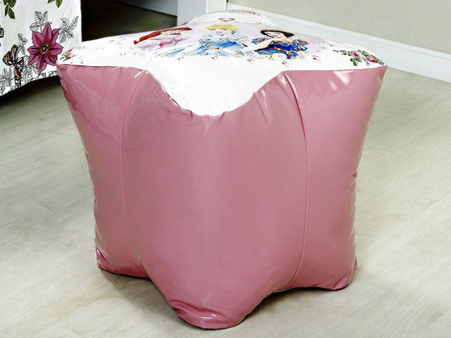 Puff Estampado Magia Princesas Disney - Móveis Estrela - Puffs ...