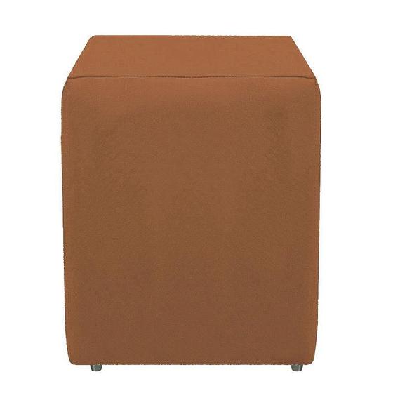 Puff Para Sala Quadrado, Dado Suede Terracota 45 Cm Altura - Decore.Com ...