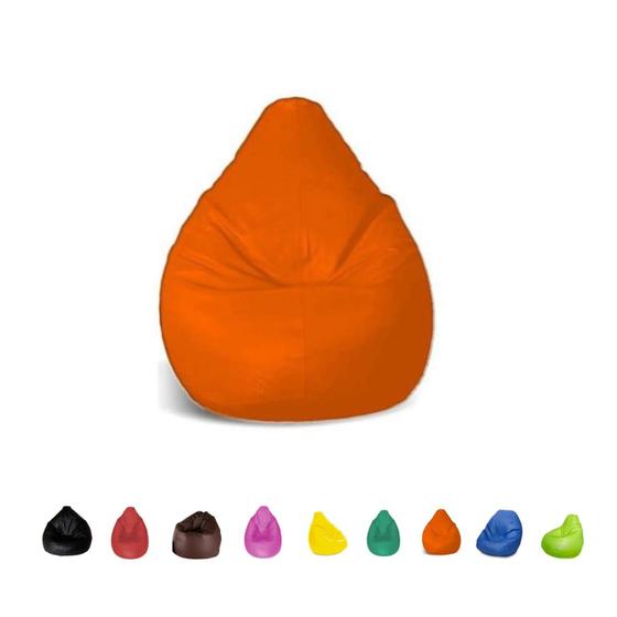 Puff Pêra Grande Gigante Com Enchimento Escritorio Casa Cores ...