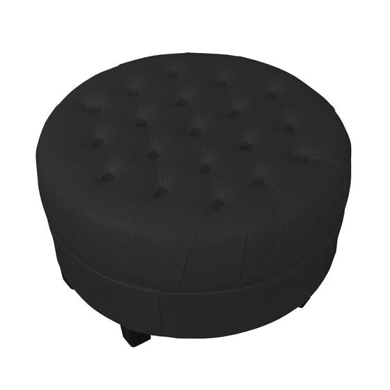 Puff Redondo de Apoio Decorativo Capitonê Amsterdã Várias Cores - LH ...