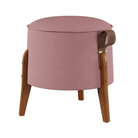 Puff Roma Rústico Rosê - Minha Loja De Móveis - Puffs - Magazine Luiza