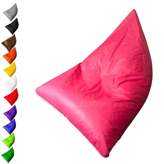 Puff Triangular Almofadão Cheio Gigante Para Eventos Escritório Com ...