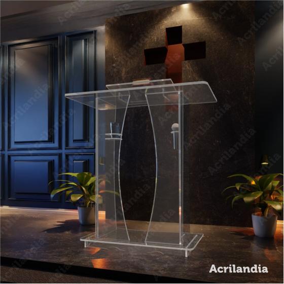Púlpito de Acrilico Grande para Igrejas e Eventos - Acrihouse Acrilicos ...