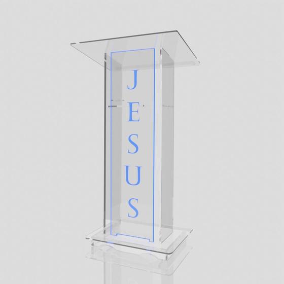 Púlpito de Acrílico para Igrejas e Empresas com ou sem Gravação ...